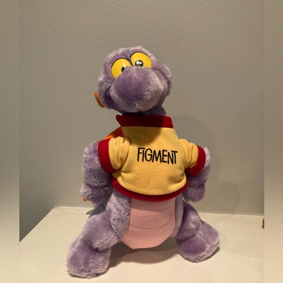 Disney | Toys | Vintage Disney Figment Stuffed Animal | Poshmark